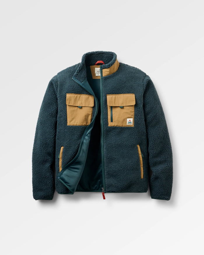 Veste en polaire à poils longs Valiant Dark Fern – Passenger