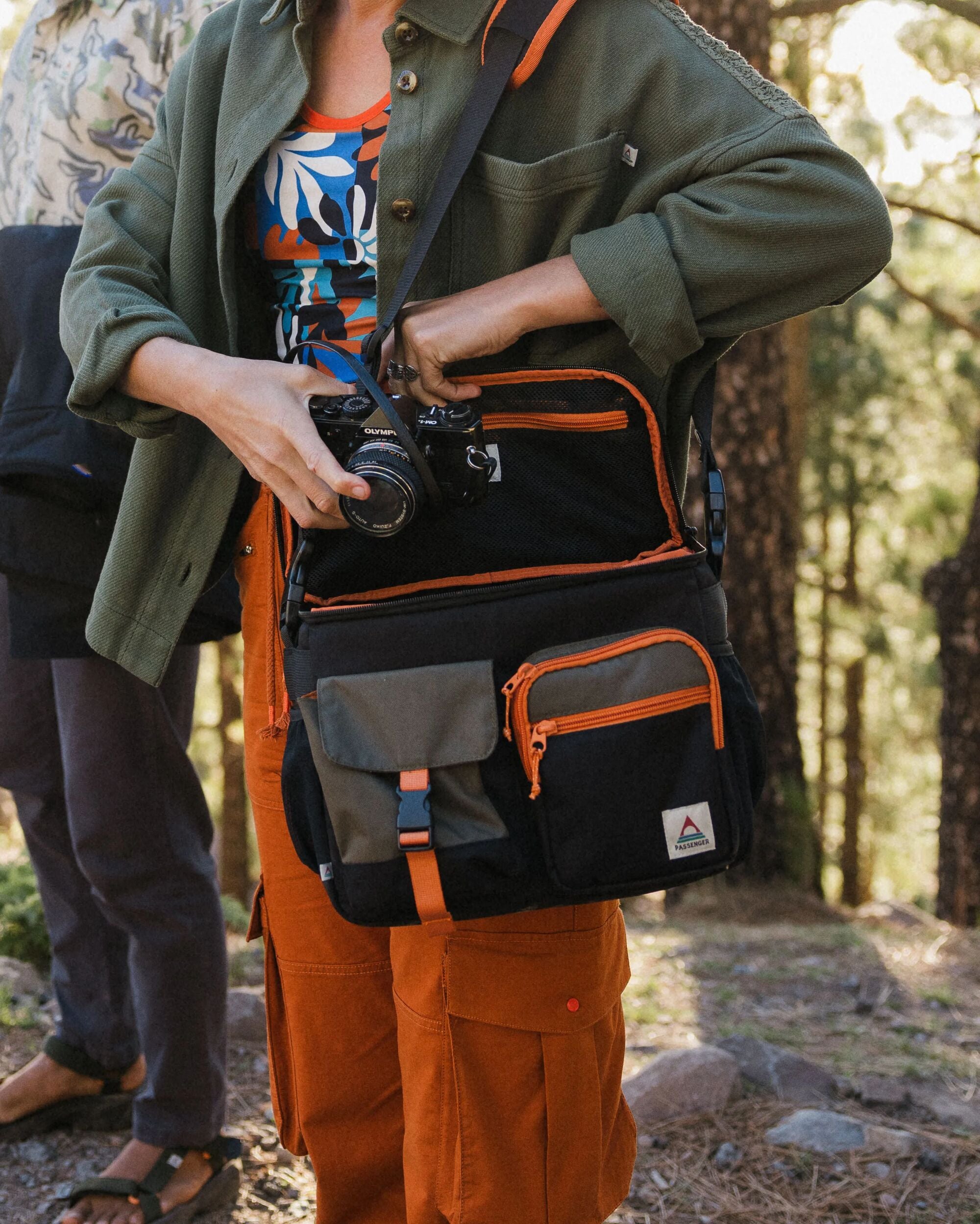 Sac Appareil Photo Recyclé Boondocker Noir/Kaki – Passenger